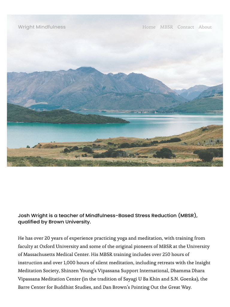 General 2 - Wright Mindfulness | PDF