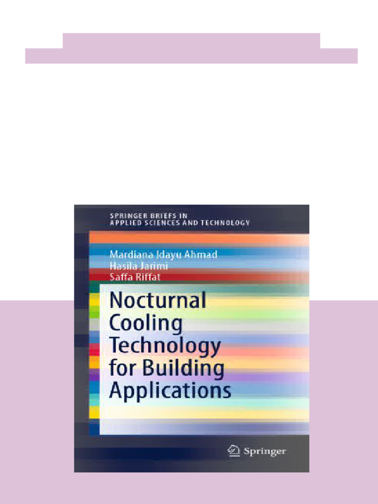 Nocturnal Cooling Technology For Building Applications Mardiana Idayu Ahmad Available All Format ...