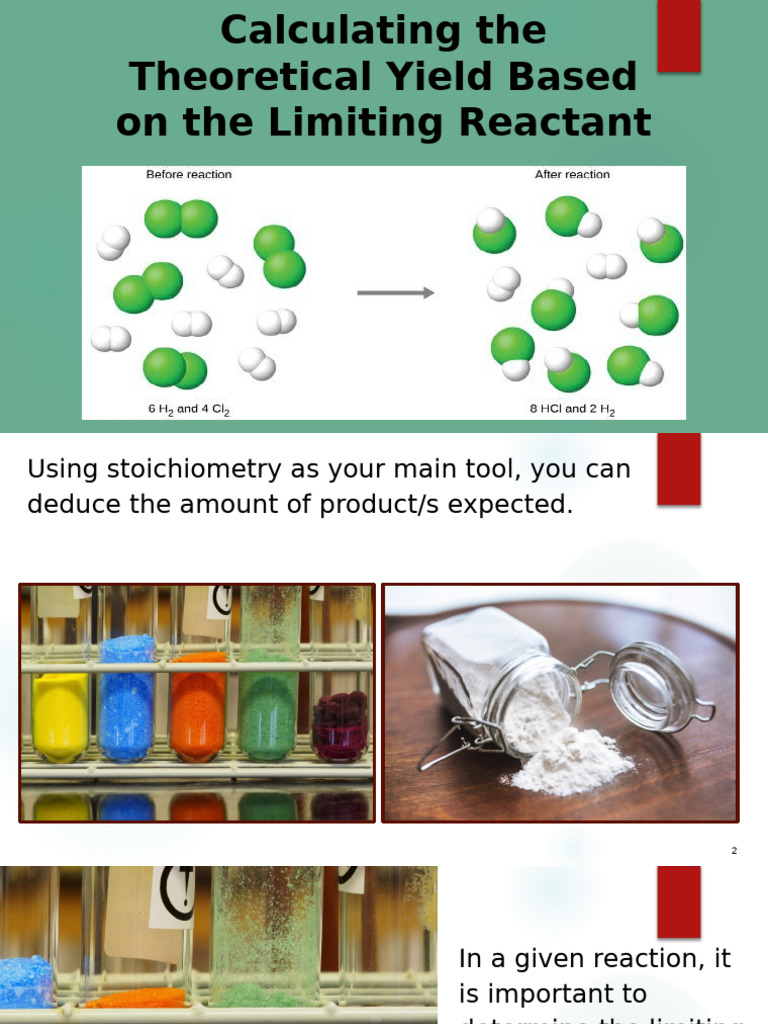 Theoretical Yield and Limiting Reactant | PDF | Magnesium | Stoichiometry