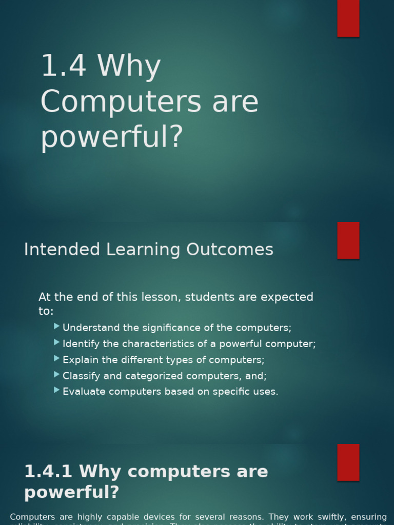 Power of Computers Explained | PDF | Central Processing Unit | Multi ...