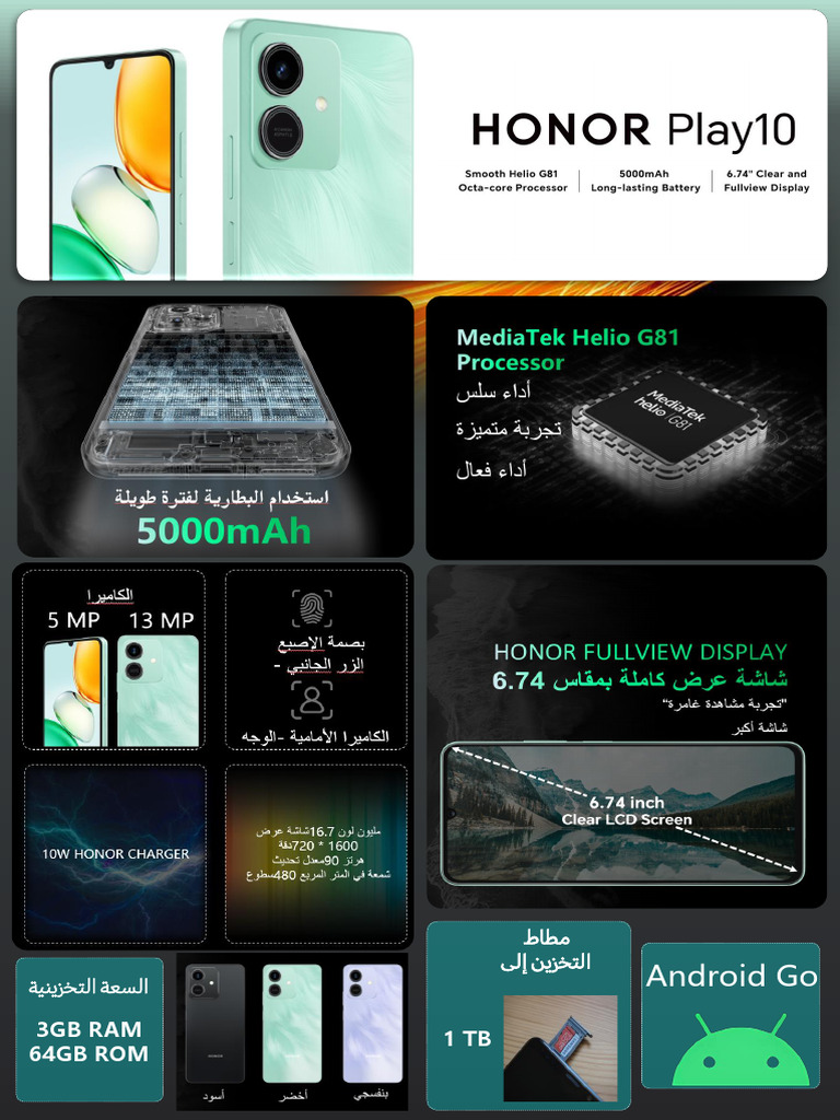 Honor Play 10 Onepager | PDF