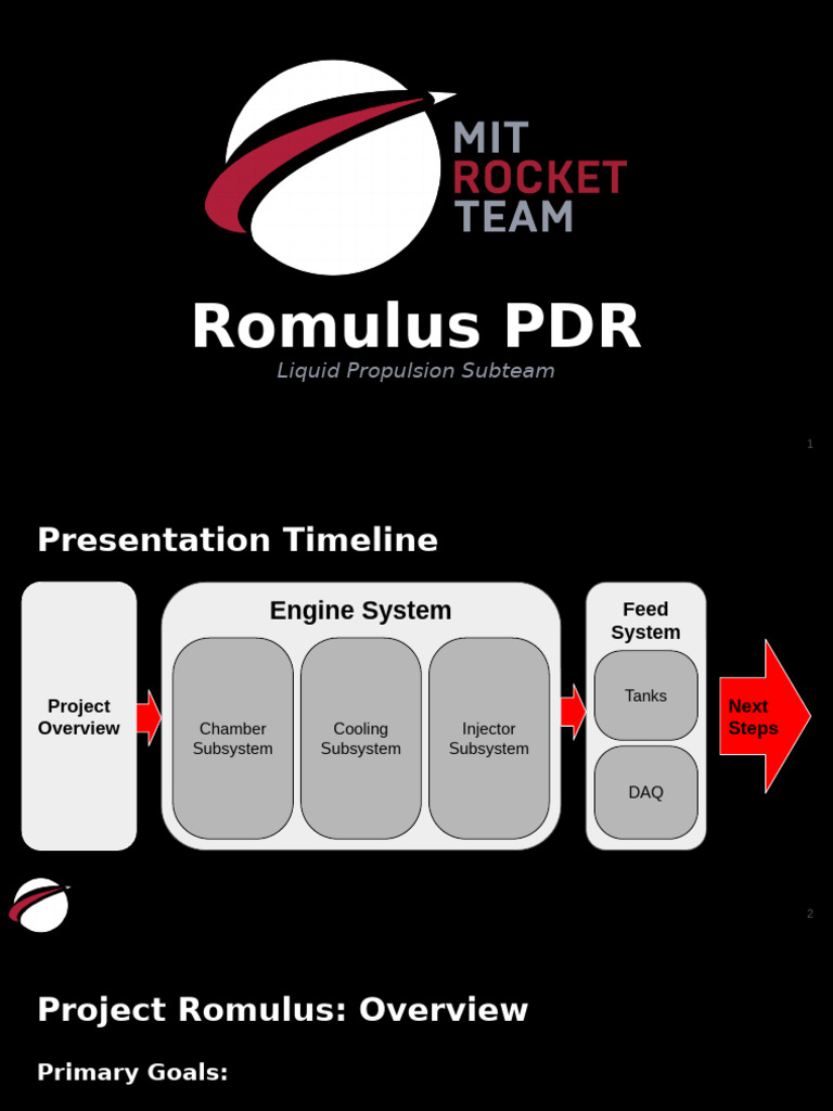 Project Romulus Engine System Overview | PDF | Rocket Propellant | Fuel ...