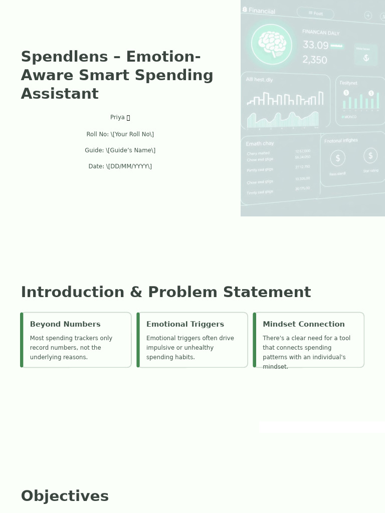 Emotion-Aware Spending Tracker | PDF | Emotions | Cognitive Science