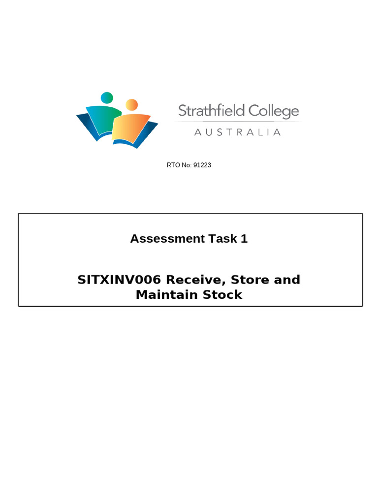 Stock Management Assessment Guide | PDF | Food Safety