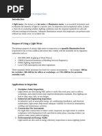 Lux Reading Measurement Methodology | PDF | Lighting | Calibration