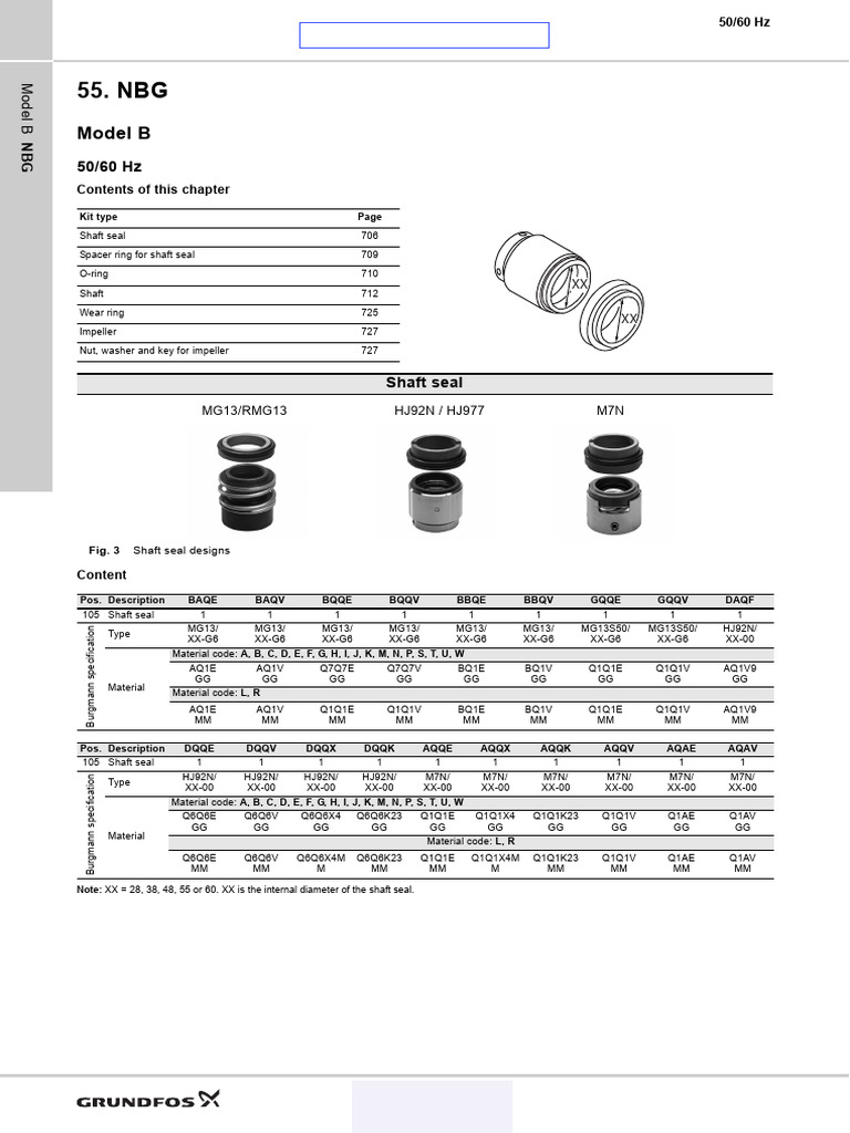 Grundfos NBG - SKC L | PDF | Turbomachinery | Hydraulics