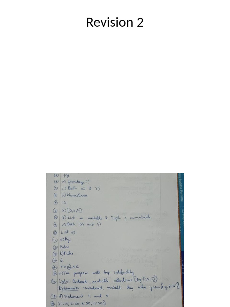 Computer Science Exam Answers | PDF