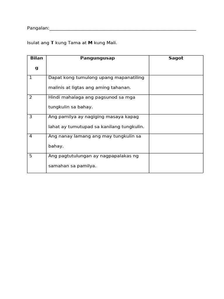 Worksheet | PDF