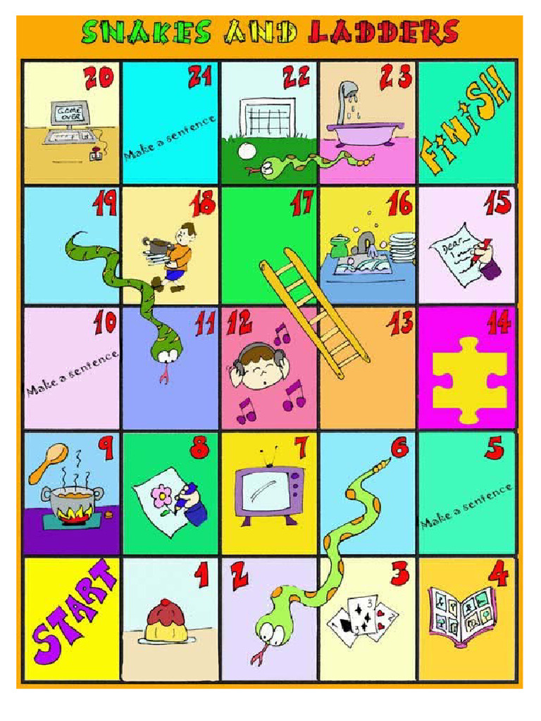 Snakes and Ladders Ing Full | PDF
