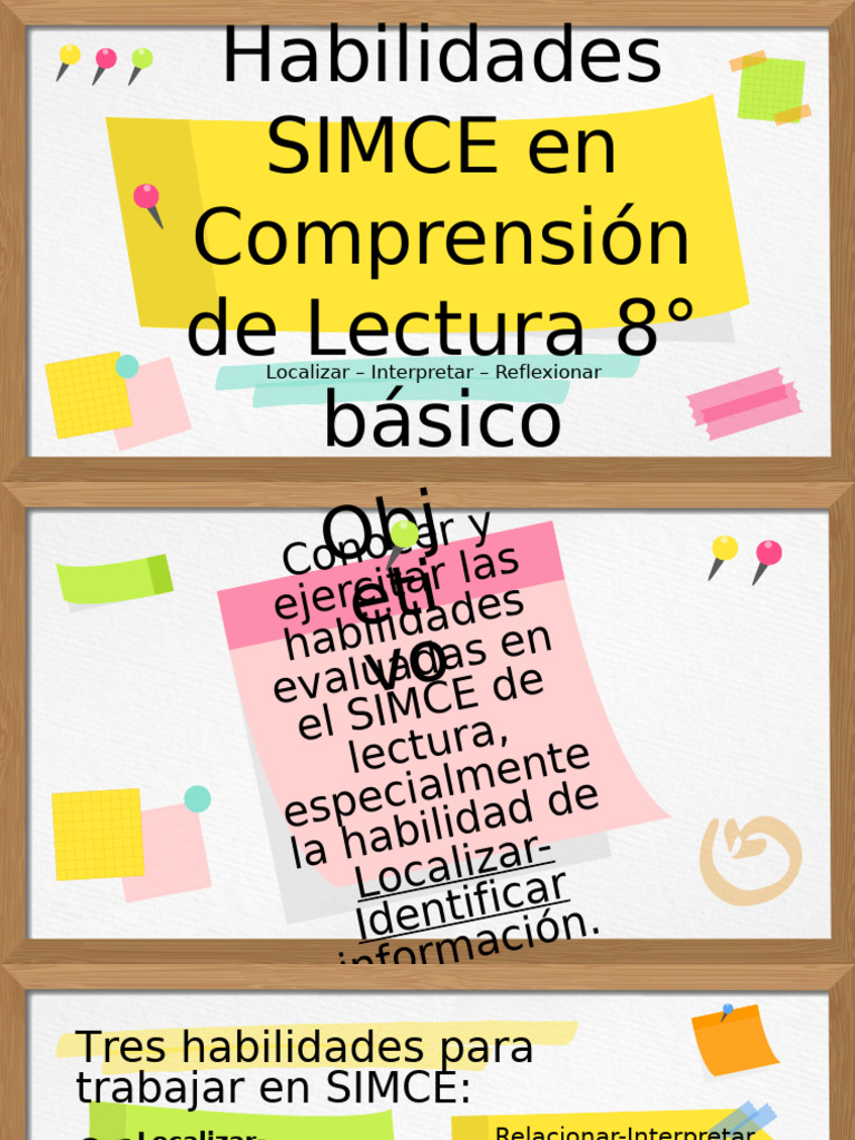 Habilidades SIMCE: Localizar Información | PDF