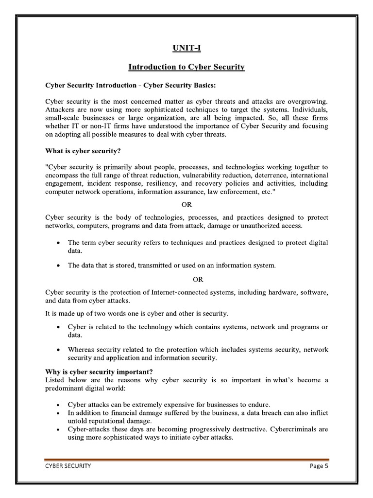 Cyber Security | PDF