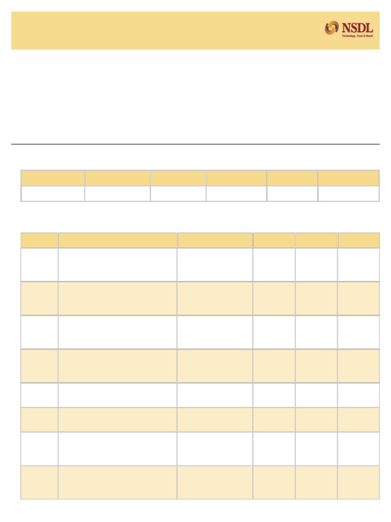 NSDL Payments Bank Account Statement | PDF | Fee | Banks
