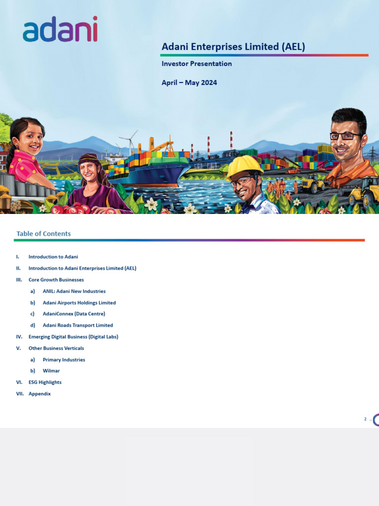 Adani Group | PDF | Infrastructure | Renewable Energy