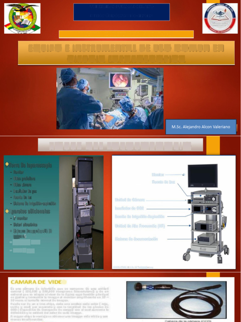 Instrumental Común en Cirugía Laparoscópica | PDF | Endoscopia
