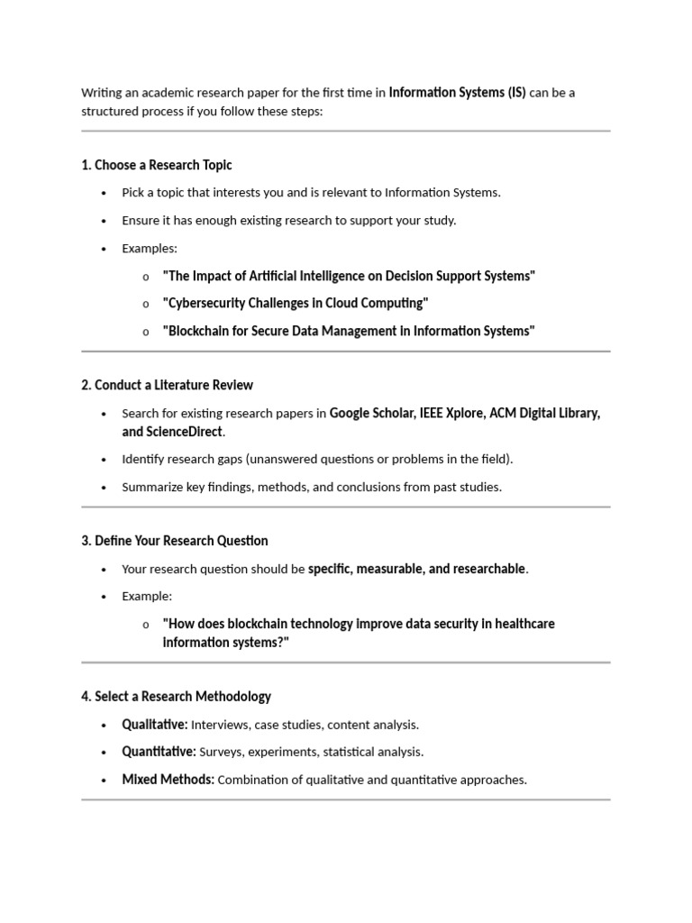 Research Paper Instruction and A Sample | PDF | Artificial Intelligence ...