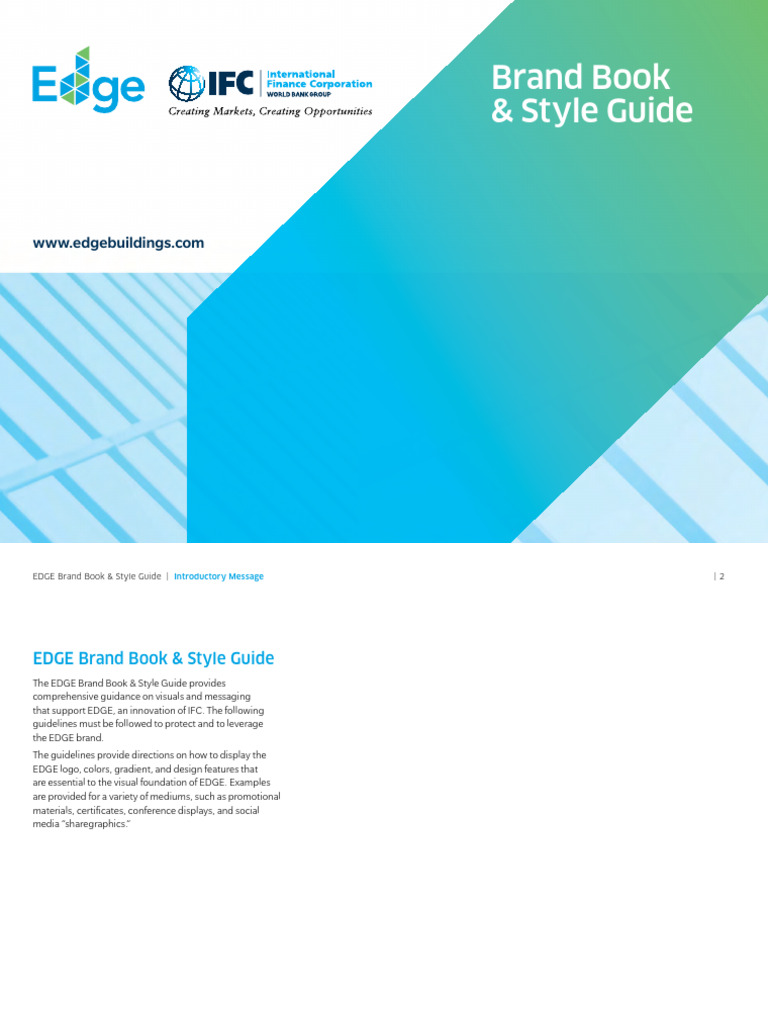 EDGE Brand Book & Style Guide | PDF | Typefaces | Logos
