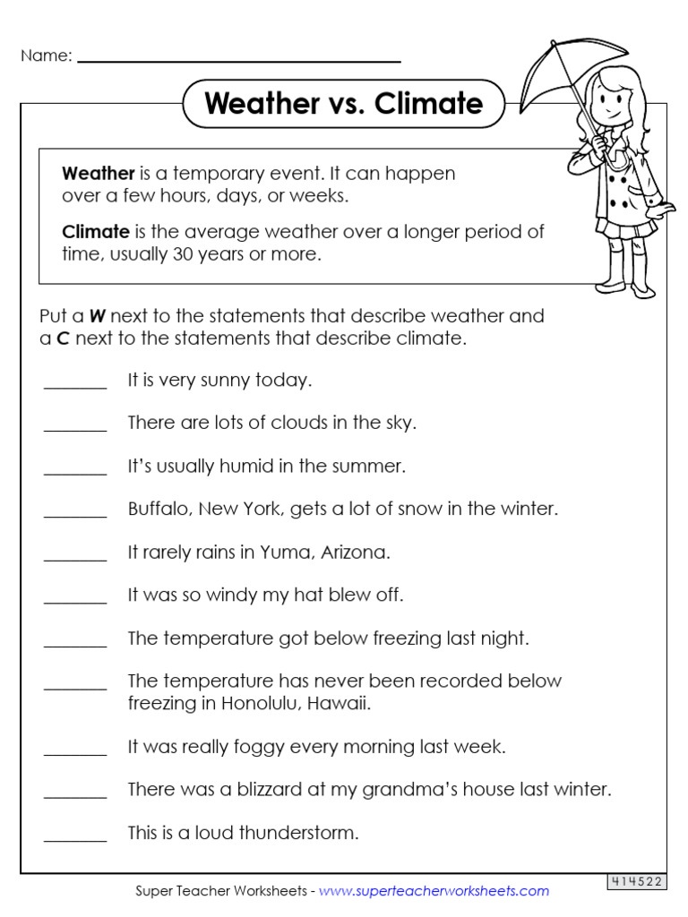 Weather Vs Climate CLOUD | PDF