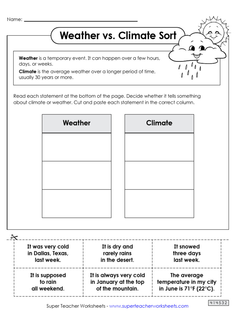 Weather Climate Sort WVCWS | PDF