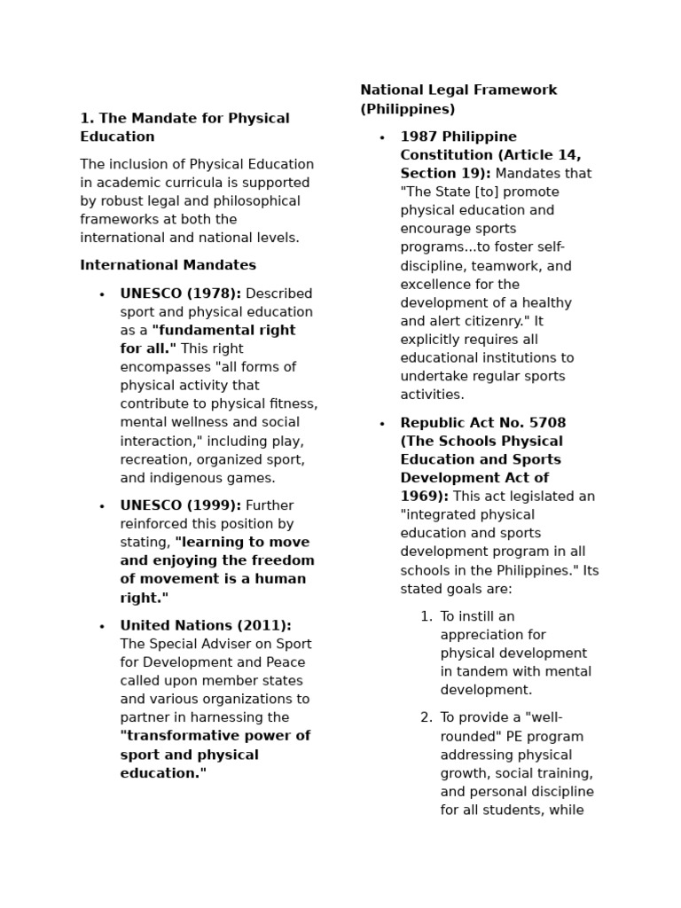 1 | PDF | Physical Fitness | Physical Education