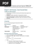 Class 10 Life Processes Notes | PDF