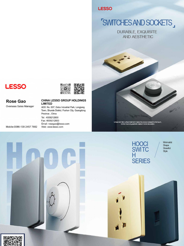 Premium Switches and Sockets Collection | PDF | Equipment | Electrical ...