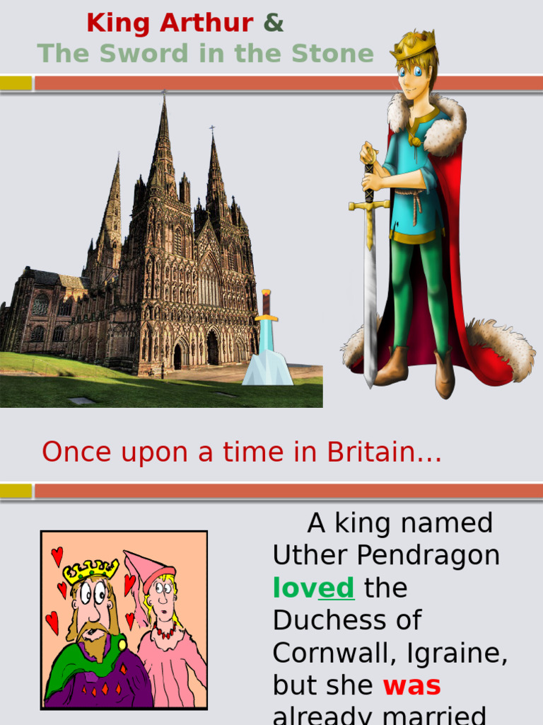 King Arthur and The Sword in The Stone CLT Communicative Language ...