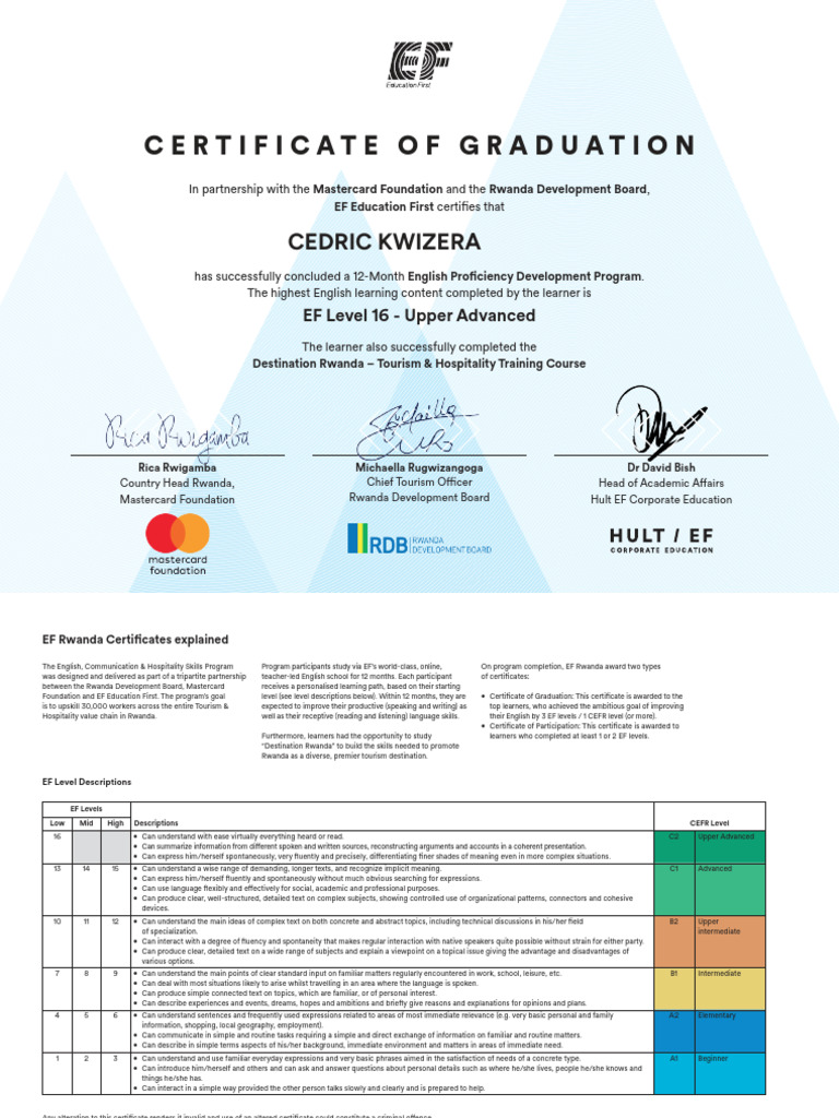 CEDRO EF English Proficiency | PDF | Communication | Cognitive Science