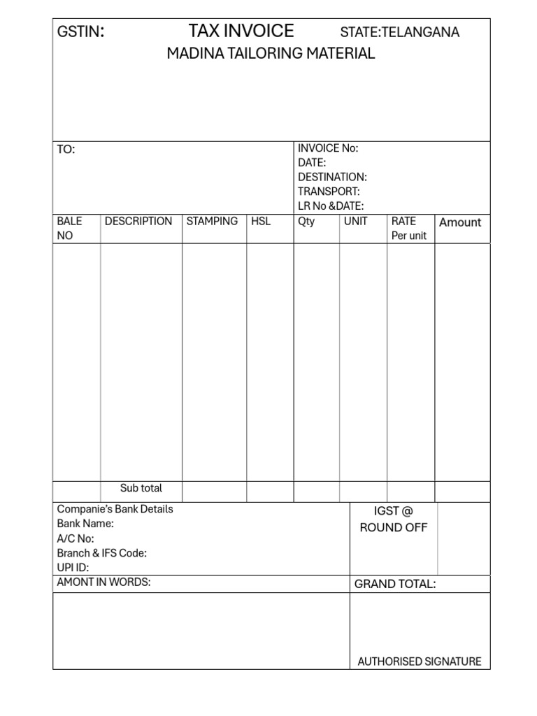 GST Bill | PDF