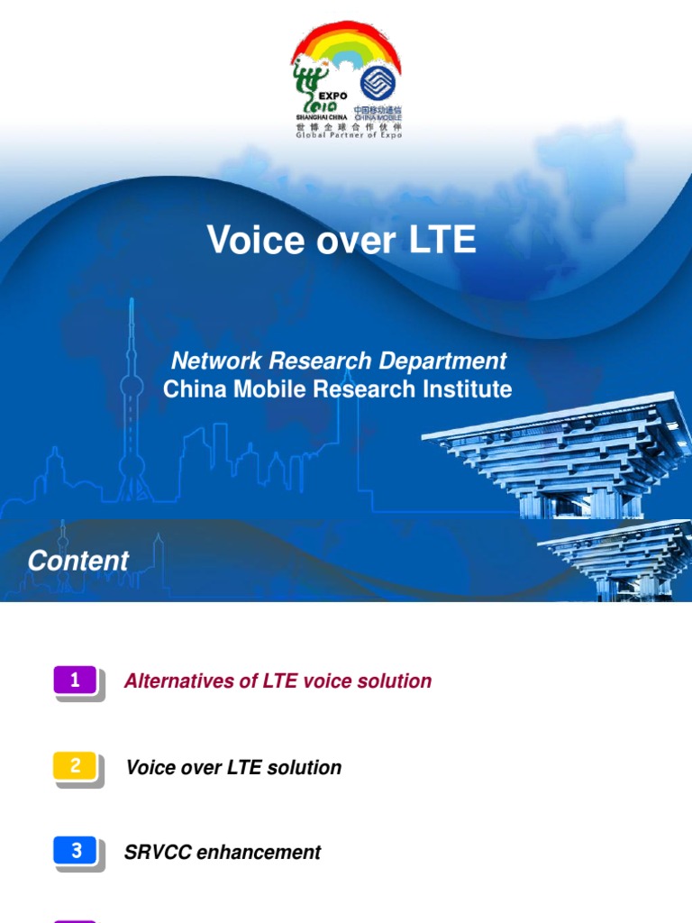 Voice Over LTE | PDF | Ip Multimedia Subsystem | Lte (Telecommunication)