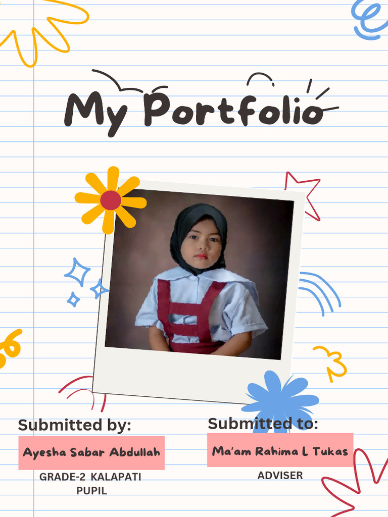 Ayesha Sabar Abdullah's Grade 2 Portfolio | PDF