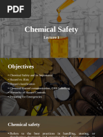 Chemical Handling Training Overview | PDF | Toxicity | Hazards