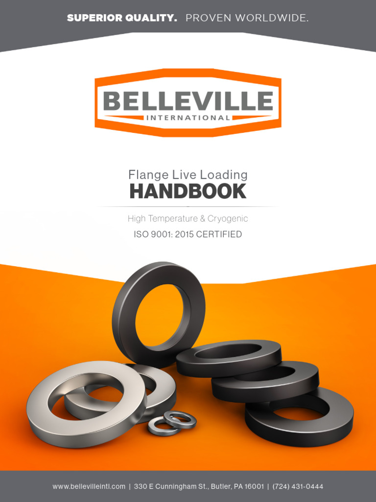 Flange Live Loading with Belleville Springs | PDF | Mechanical Engineering
