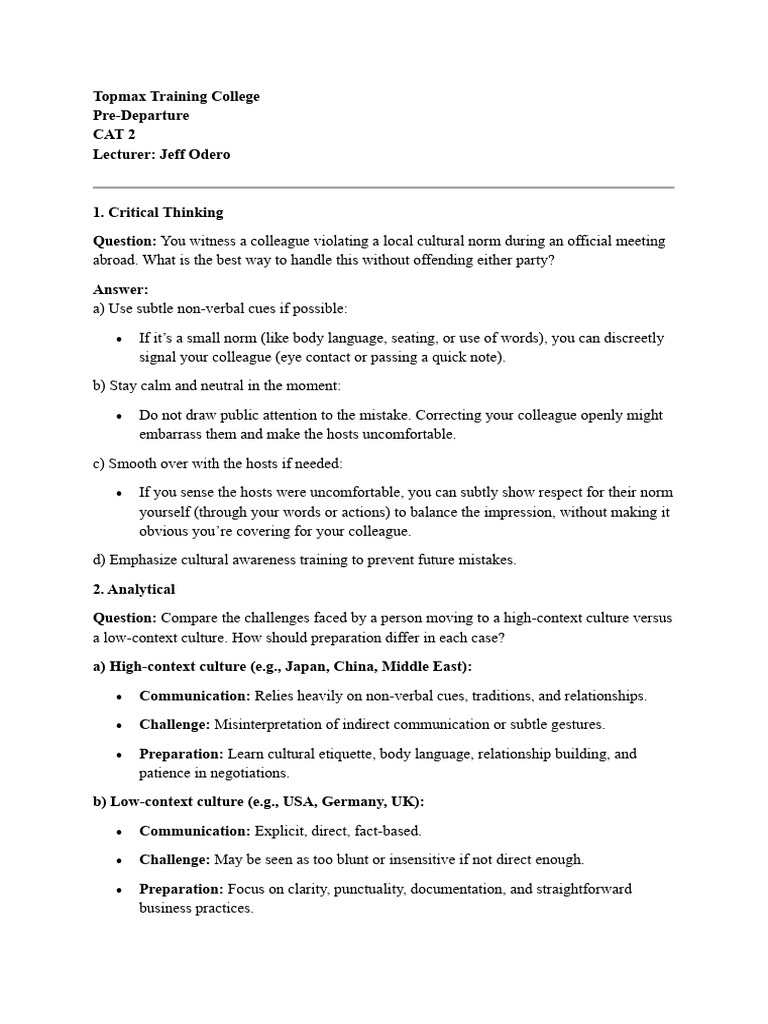 Topmax Training College 1 | PDF