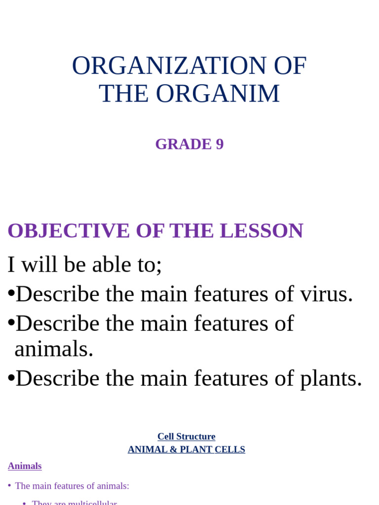 Chapter 2 Organization of The Organism | PDF | Bacteria | Cell (Biology)