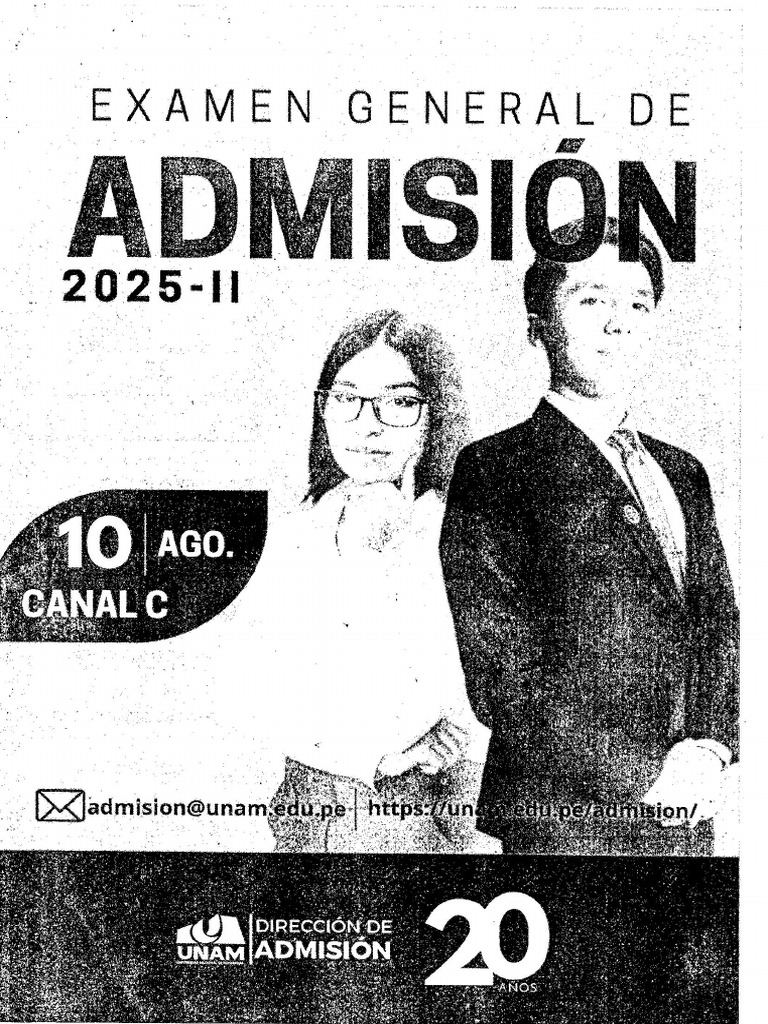 Examen Unam 2025 | PDF