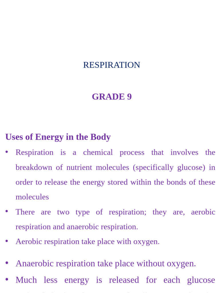 Chapter 12 Respiration-1 | PDF | Cellular Respiration | Chemistry
