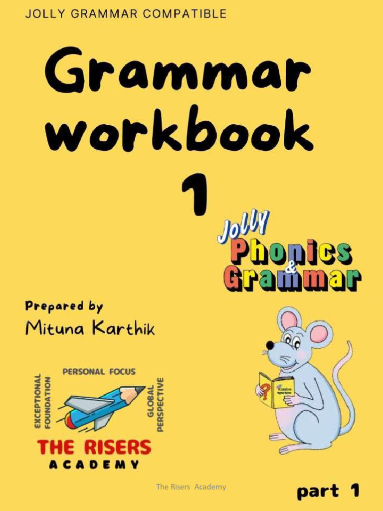 JollyGrammarPart1 For 1st STD Alone | PDF | Pronoun | Plural