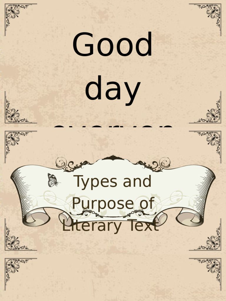 Literary Text Types and Quiz Guide | PDF | Fable | Legends