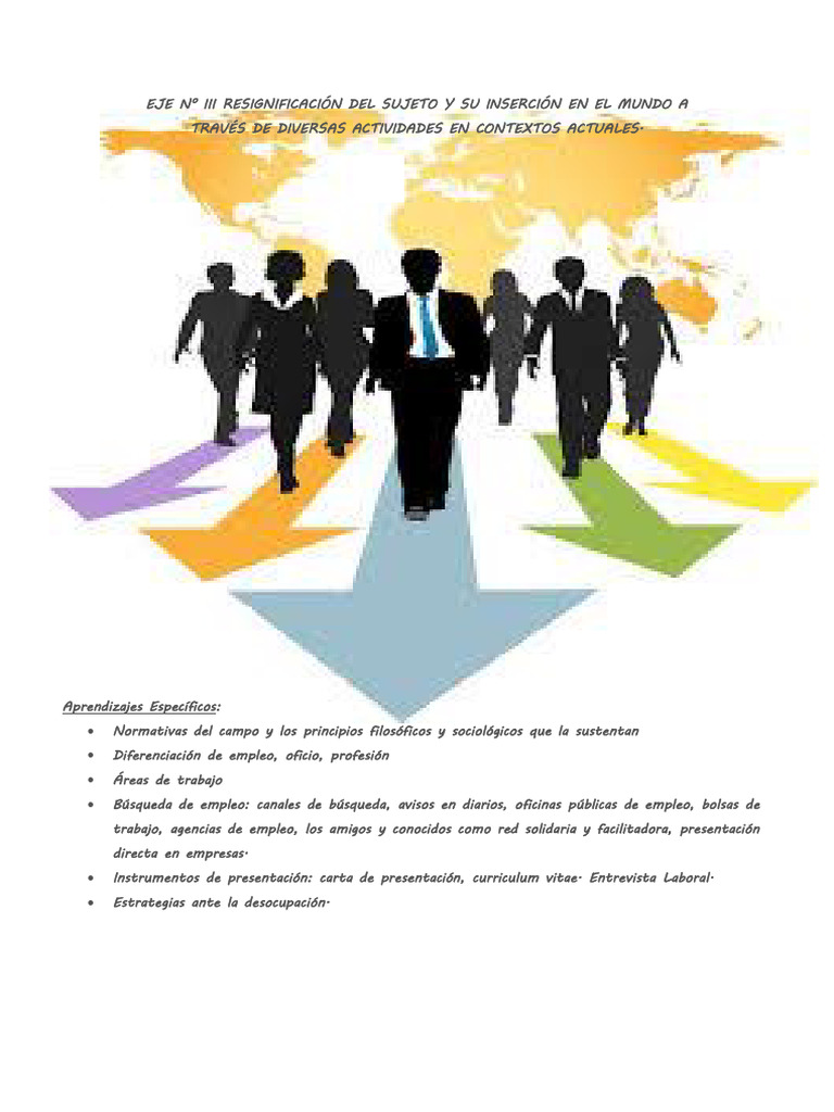 Guía sobre Tipos de Empleo y Búsqueda Laboral | PDF | Empleo | Business
