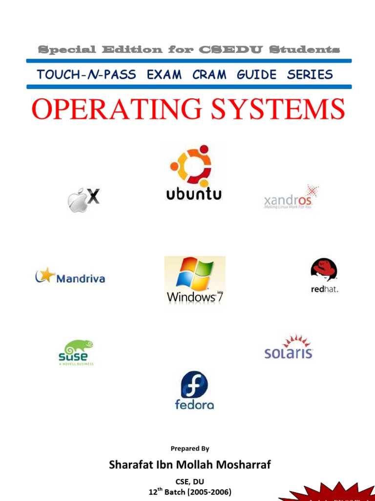 Operating Systems Exam Guide | PDF | Scheduling (Computing) | Operating ...
