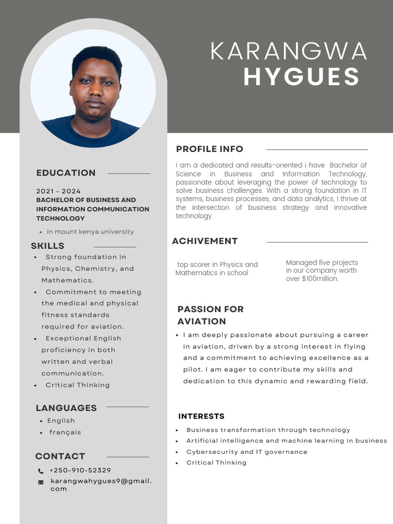 Professional Modern CV Resume | PDF