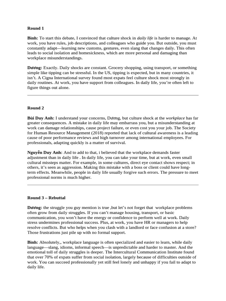 Group 7s Debate Script | PDF | Social Psychology | Psychological Concepts