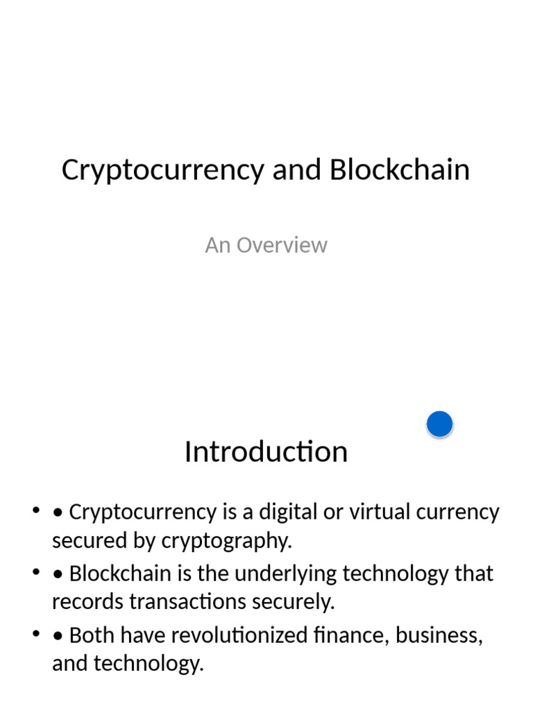 Cryptocurrency and Blockchain With Visuals | PDF