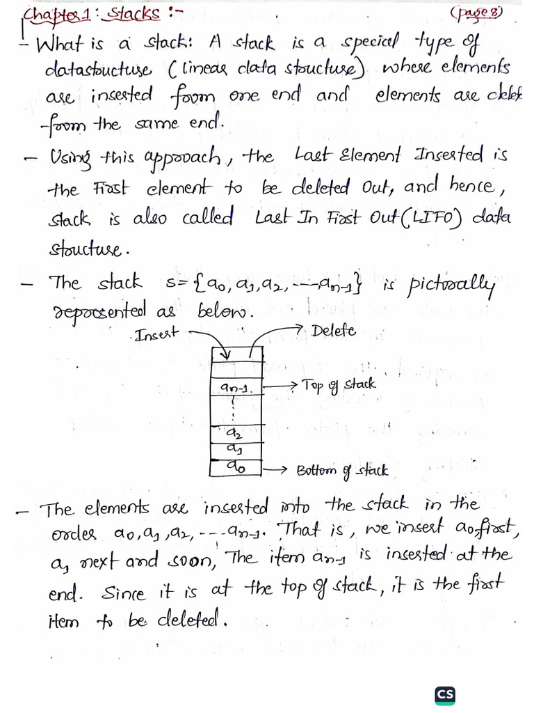 Stacks Introduction - Operations | PDF