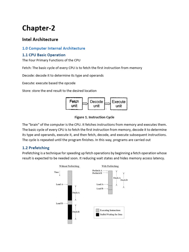 Intel CPU Architecture Overview | PDF | Multi Core Processor | 64 Bit ...