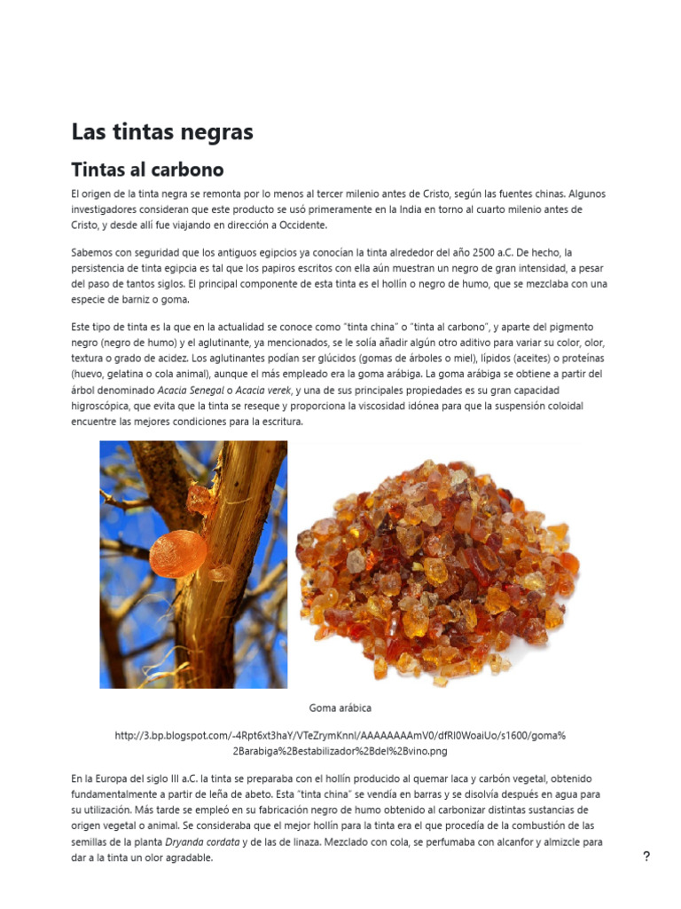 25-872192 - Las Tintas Negras - CVUCM-Moodle CVDOF | PDF | Tinta | Hierro