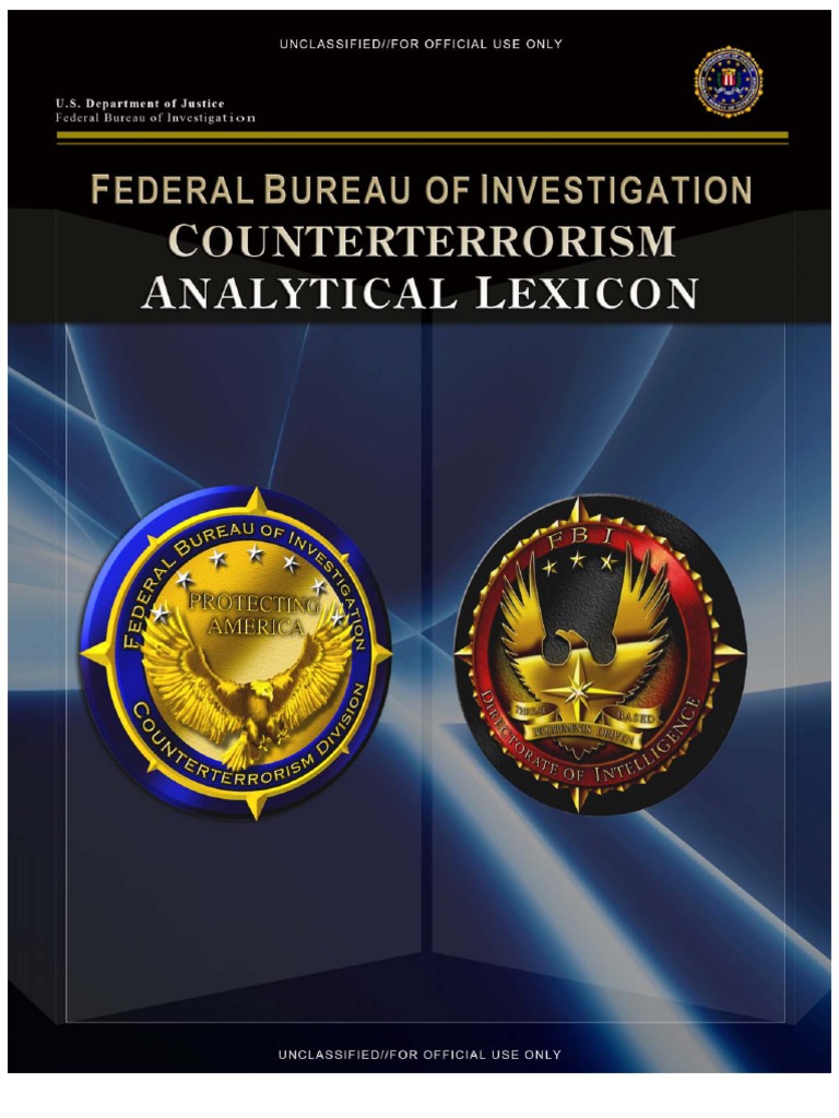 FBI Counterterrorism Analytical Lexicon | PDF | Extremism | Counter ...