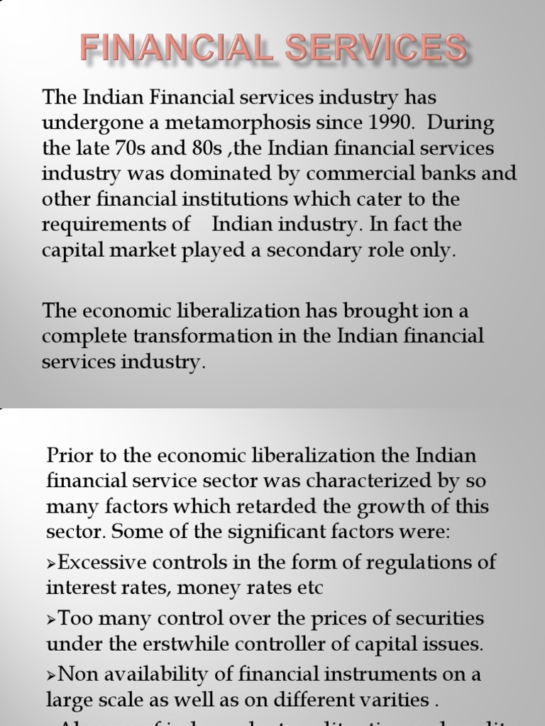 Fin Services | PDF | Financial Services | Credit (Finance)