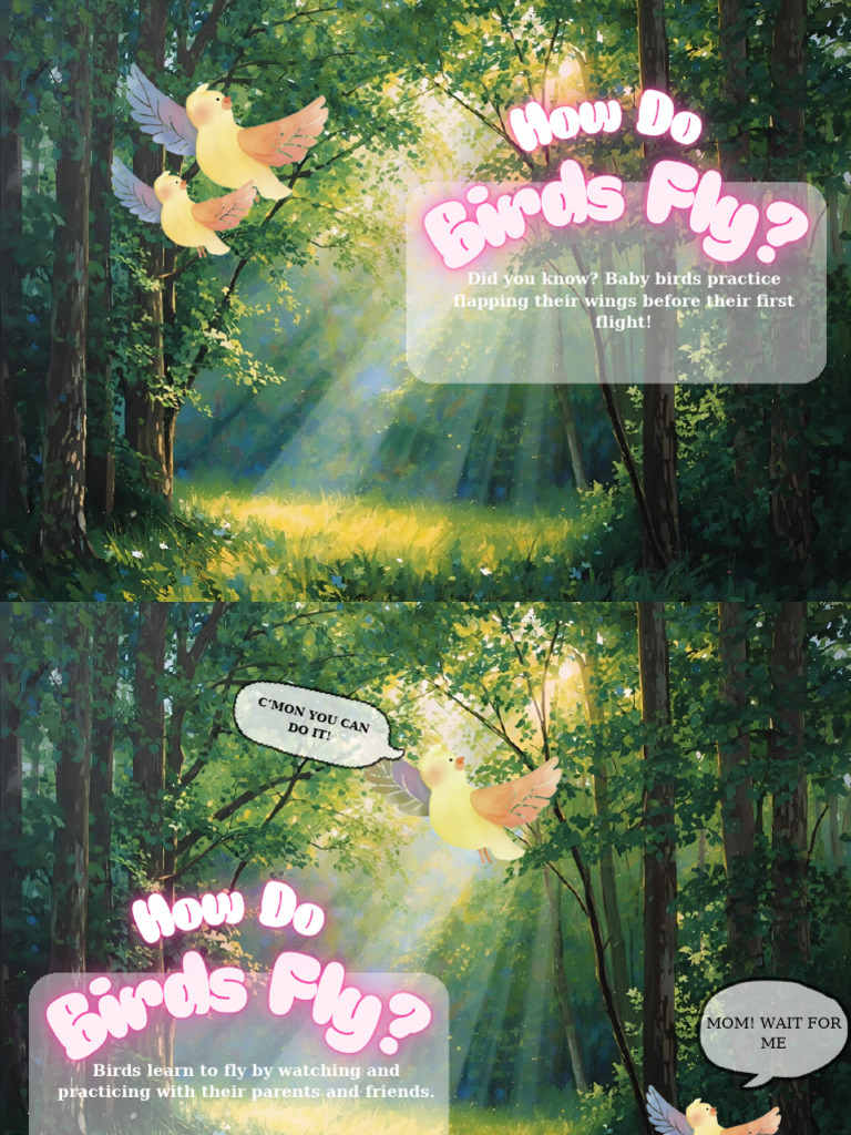 Baby Birds: Learning to Fly | PDF