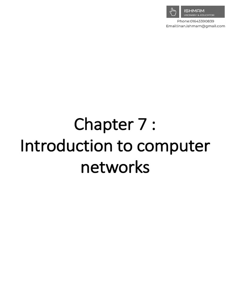 Overview of Computer Networks and Types | PDF | Computer Network ...